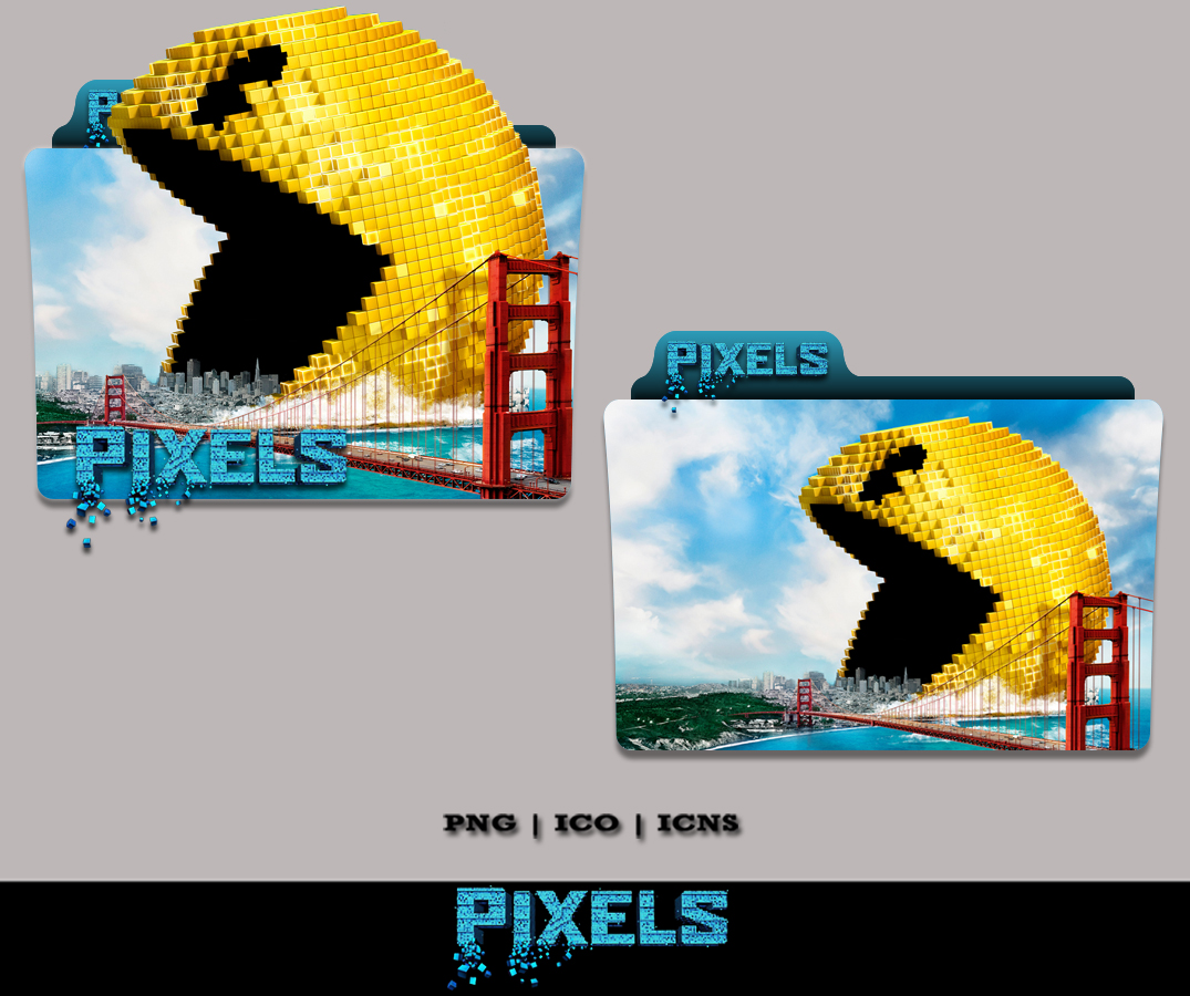 Pixels Folder Icon (2015) v3 by Bl4CKSL4YER on DeviantArt