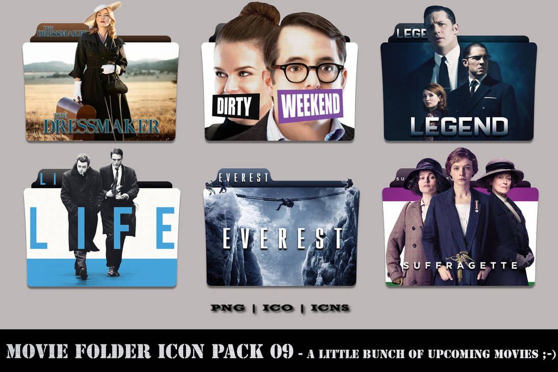 Movie Folder Icon Pack 09 (2015) by Bl4CKSL4YER on DeviantArt