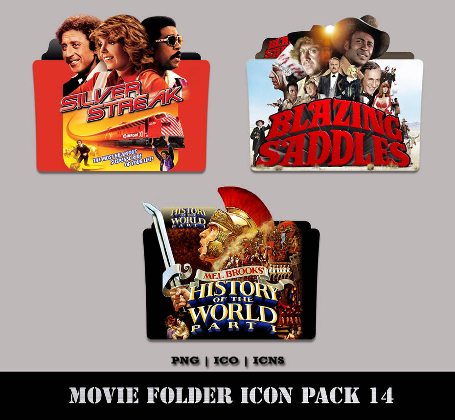 Movie Folder Icon Pack 14 [REQUEST] by Bl4CKSL4YER on DeviantArt