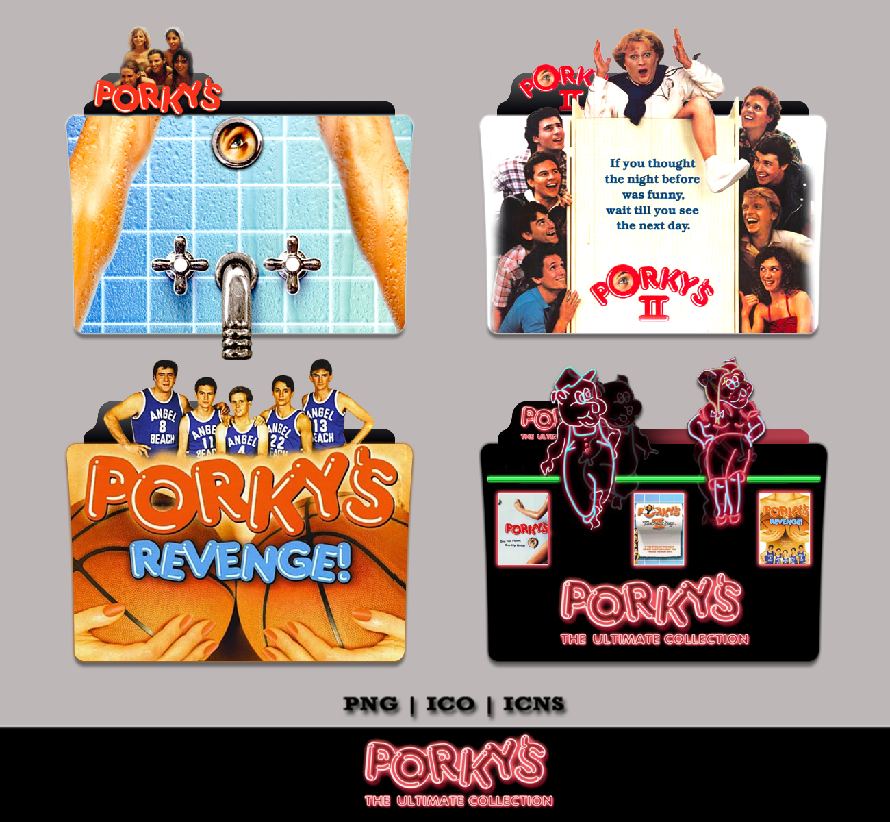 Porky's Folder Icon Collection [REQUEST] by Bl4CKSL4YER on DeviantArt