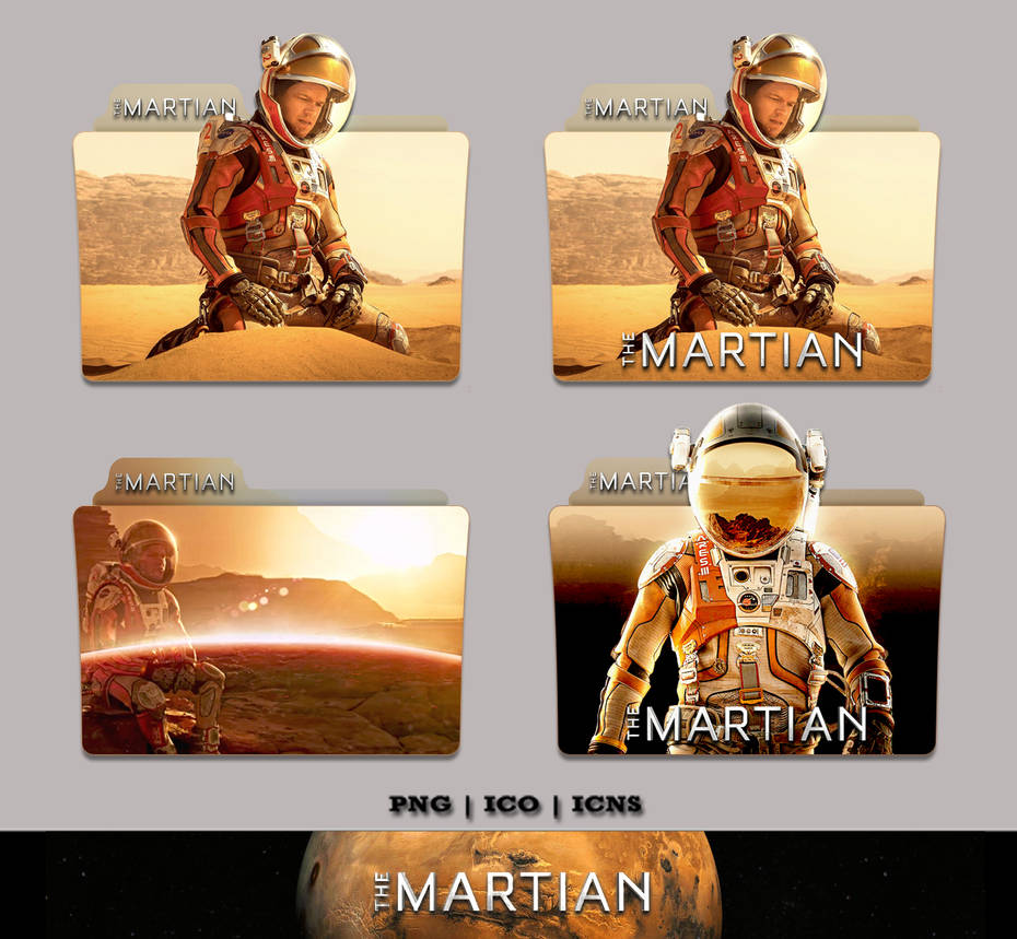 The Martian Folder Icon Pack v3 (2015) by Bl4CKSL4YER on DeviantArt