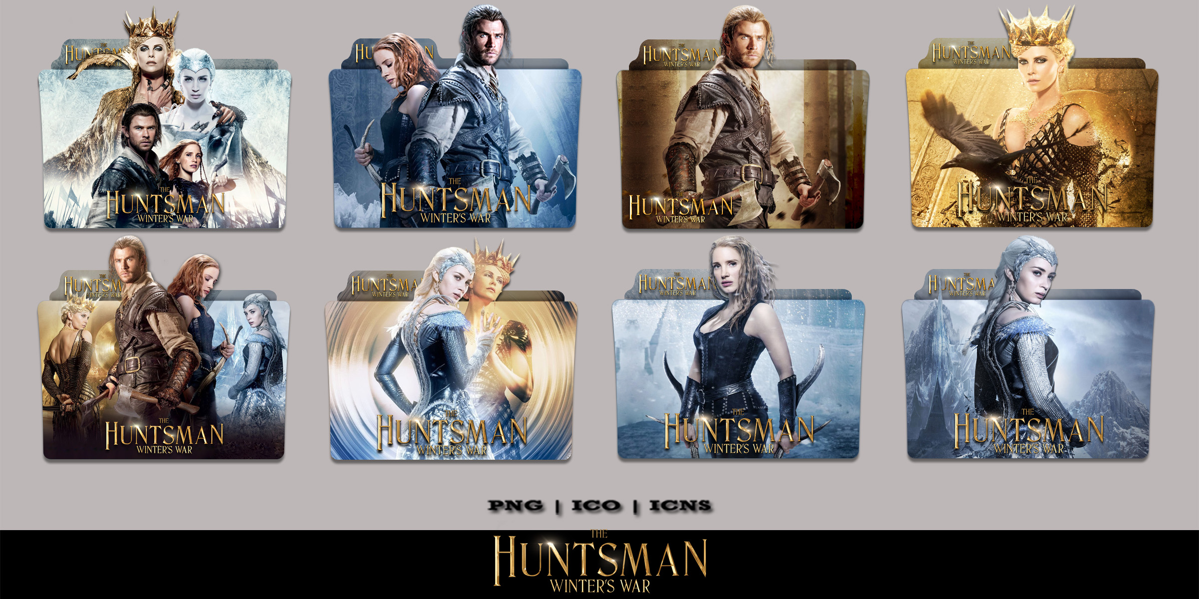 The Huntsman Winter's War (2016) Folder Icon Pack by Bl4CKSL4YER on ...