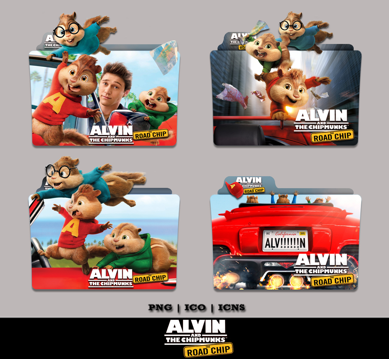 Alvin and the Chipmunks Road Chip Folder Icon Pack by Bl4CKSL4YER on ...