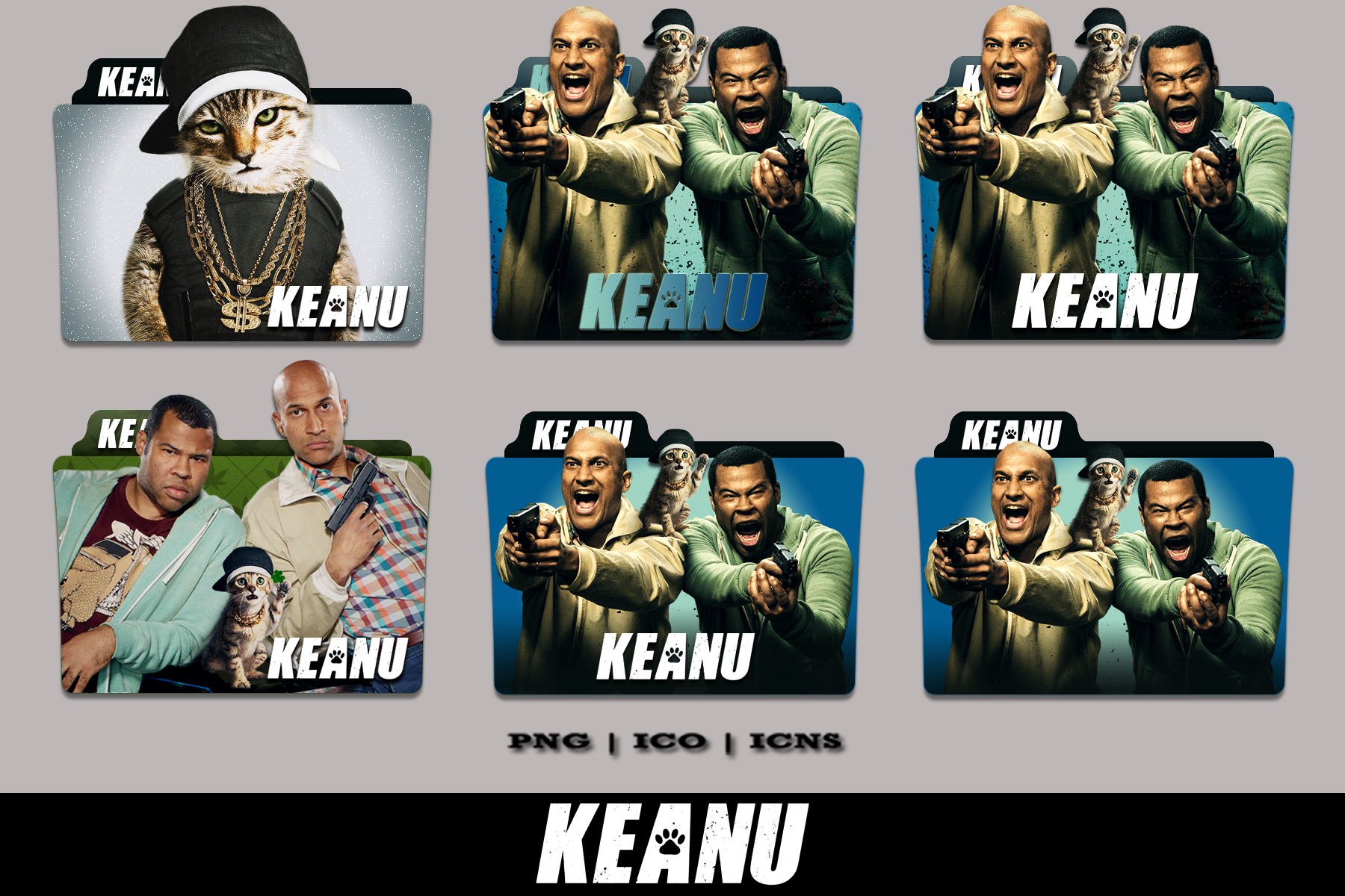 Keanu (2016) Folder Icon Pack by Bl4CKSL4YER on DeviantArt
