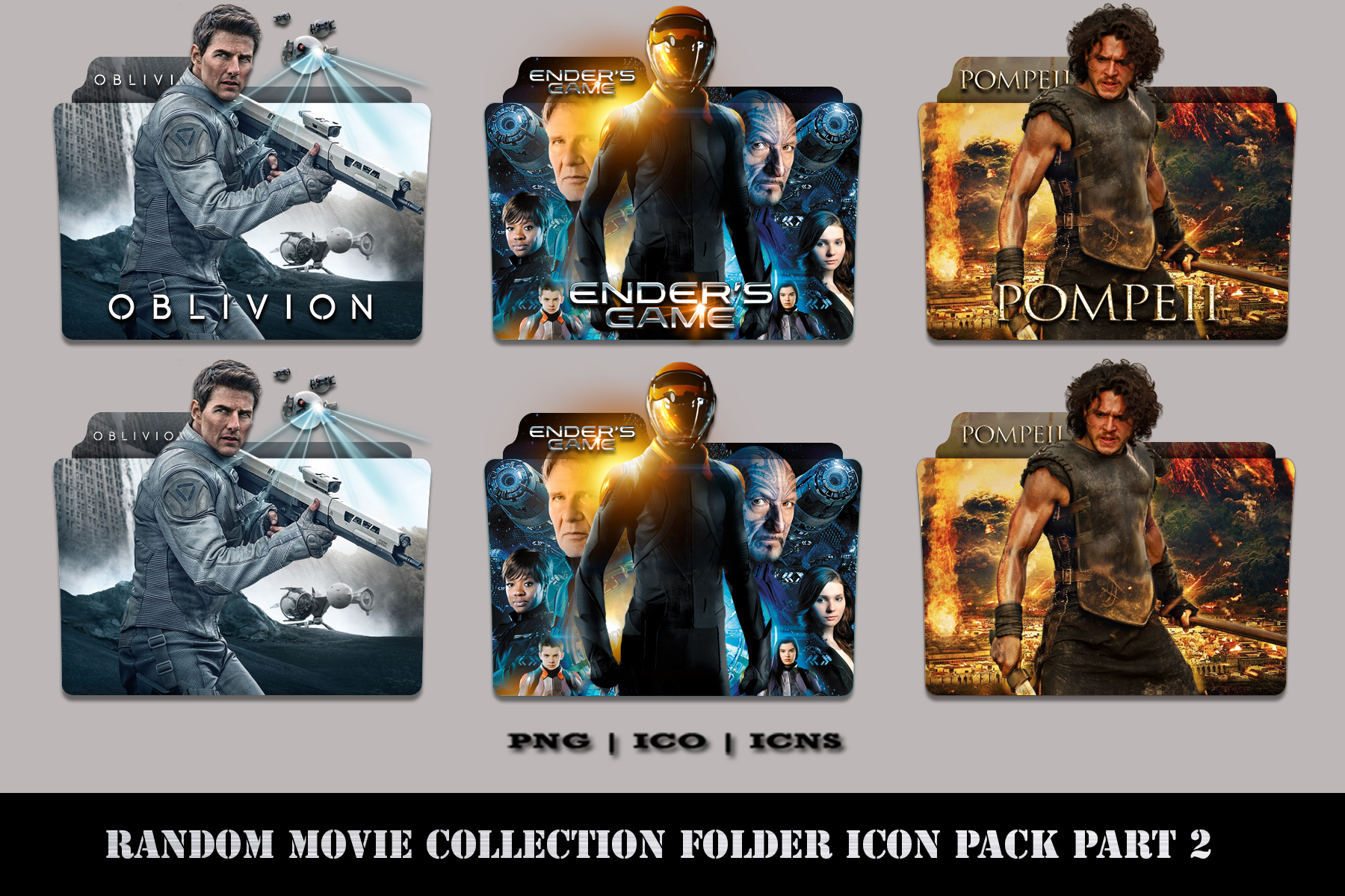 Random Movie Collection Folder Icon Pack Part 2 by Bl4CKSL4YER on ...
