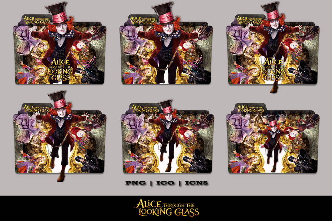 Alice Through The Looking Glass (2016)Icon Pack v2 by Bl4CKSL4YER on ...