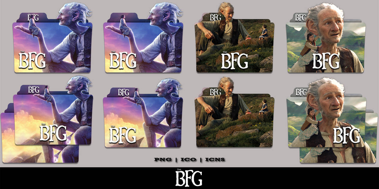 The BFG (2016) Folder Icon Pack by Bl4CKSL4YER on DeviantArt