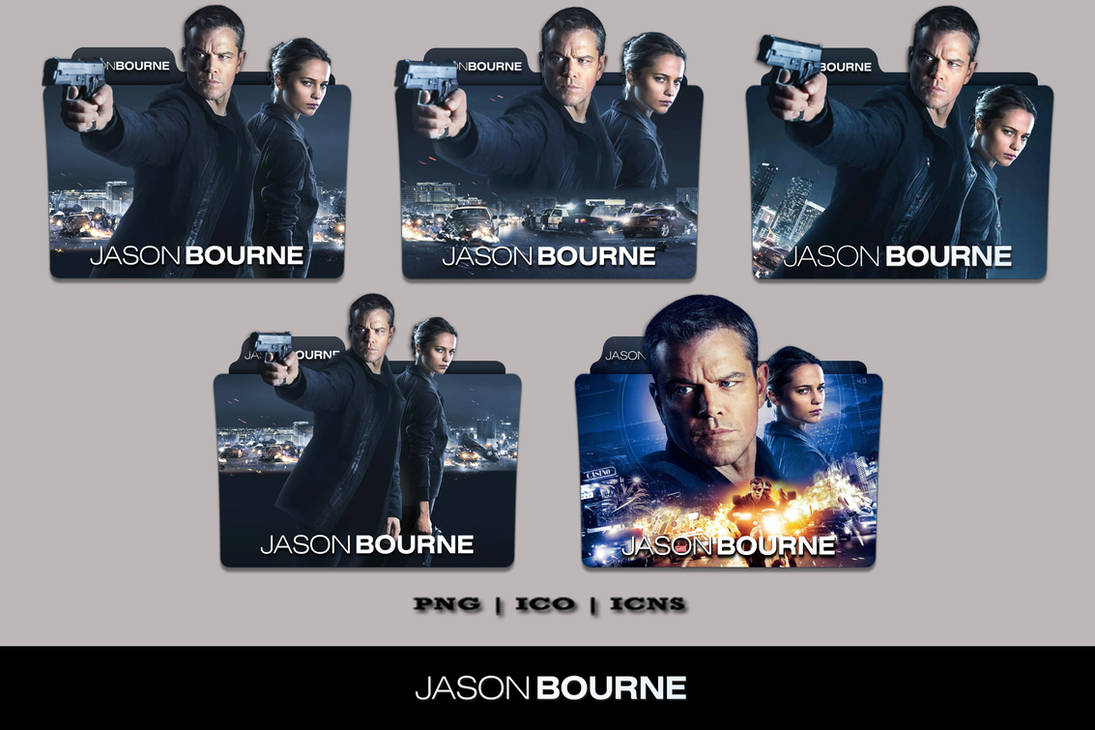 Jason Bourne (2016) Folder Icon Pack by Bl4CKSL4YER on DeviantArt