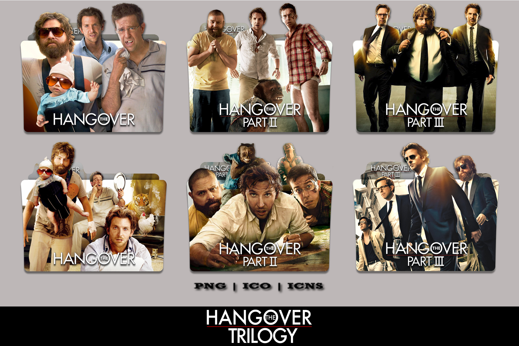 The Hangover Trilogy Collection Folder Icon Pack by Bl4CKSL4YER on ...