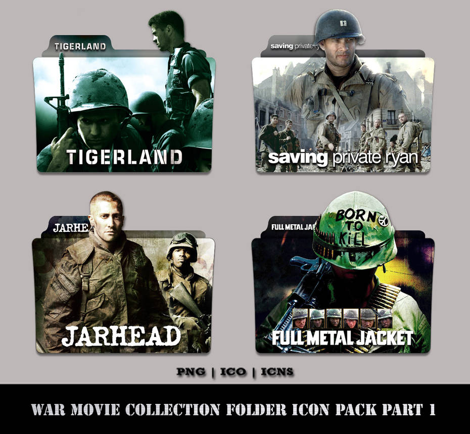 War Movie Collection Folder Icon Pack Part 1 by Bl4CKSL4YER on DeviantArt