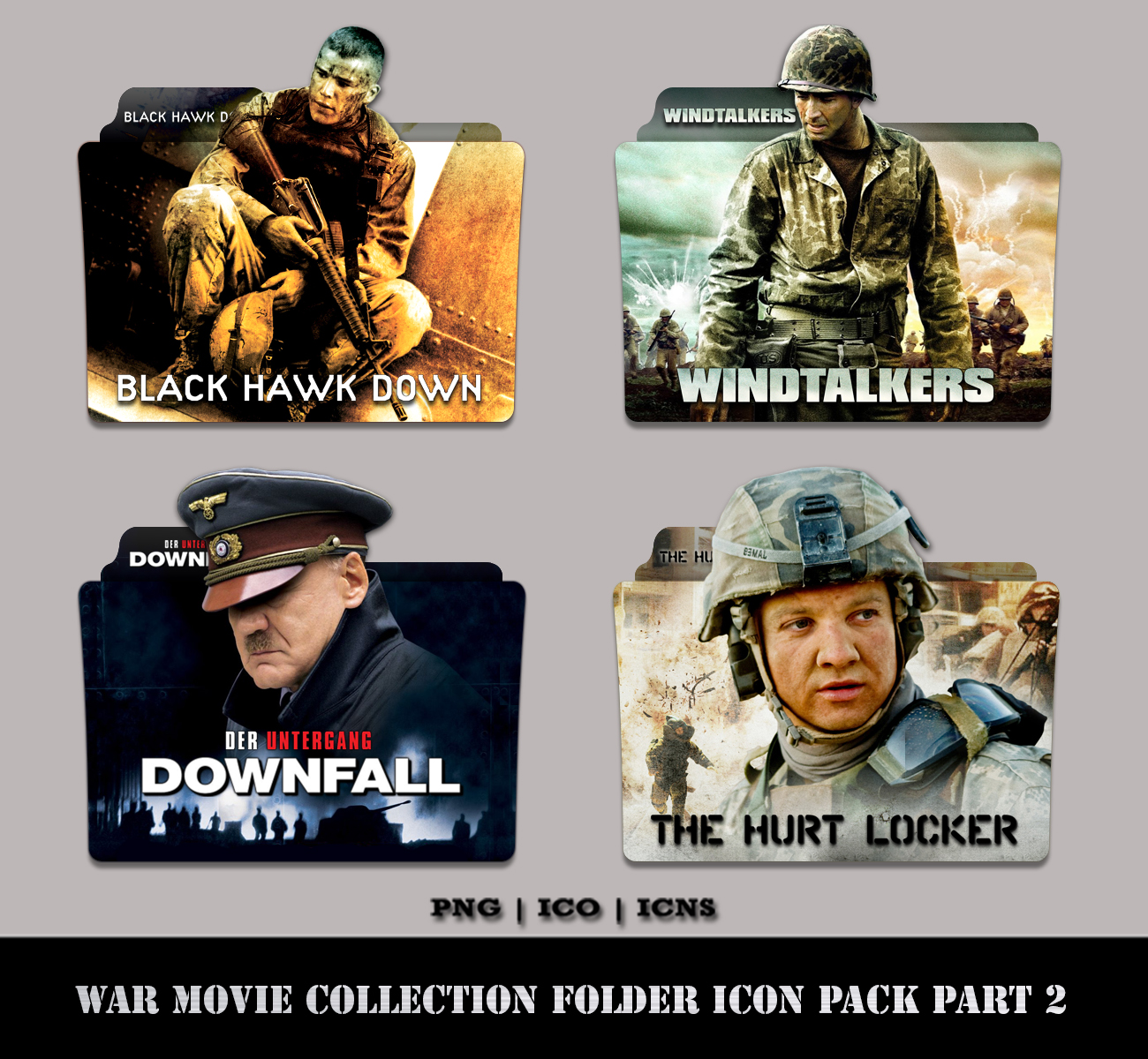War Movie Collection Folder Icon Pack Part By Bl4CKSL4YER