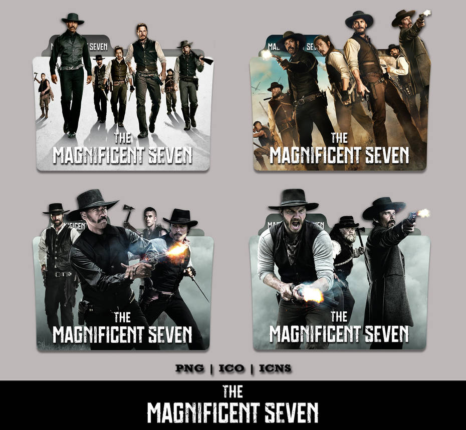 The Magnificent Seven (2016) Folder Icon Pack by Bl4CKSL4YER on DeviantArt