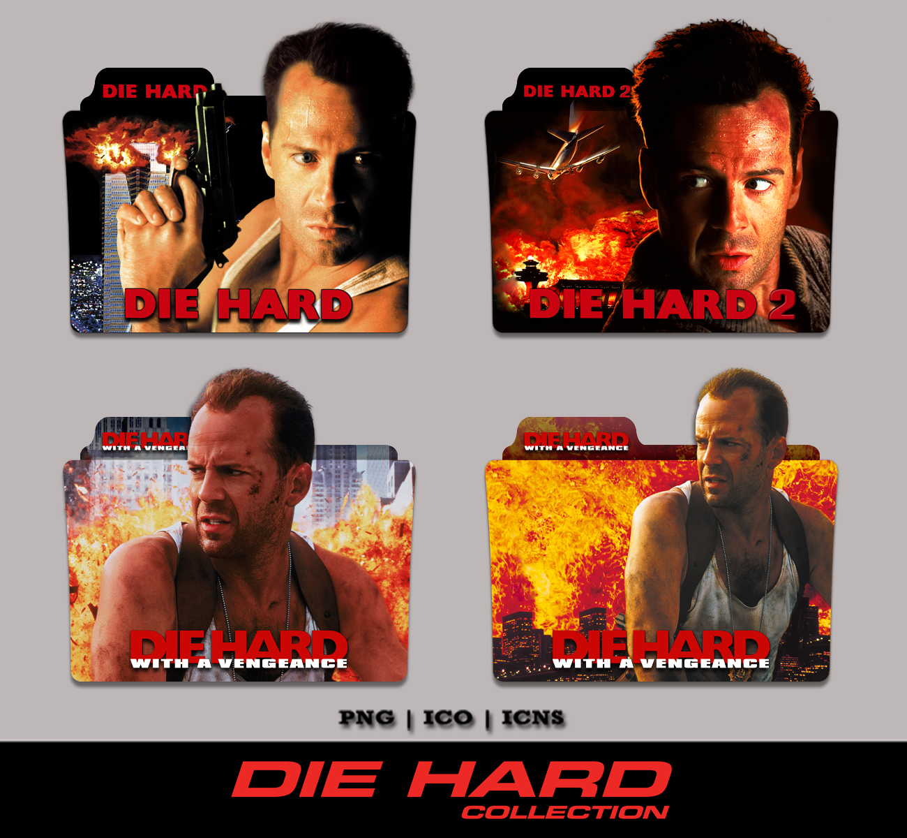 Die Hard Collection Part 1 Folder Icon Pack by Bl4CKSL4YER on DeviantArt