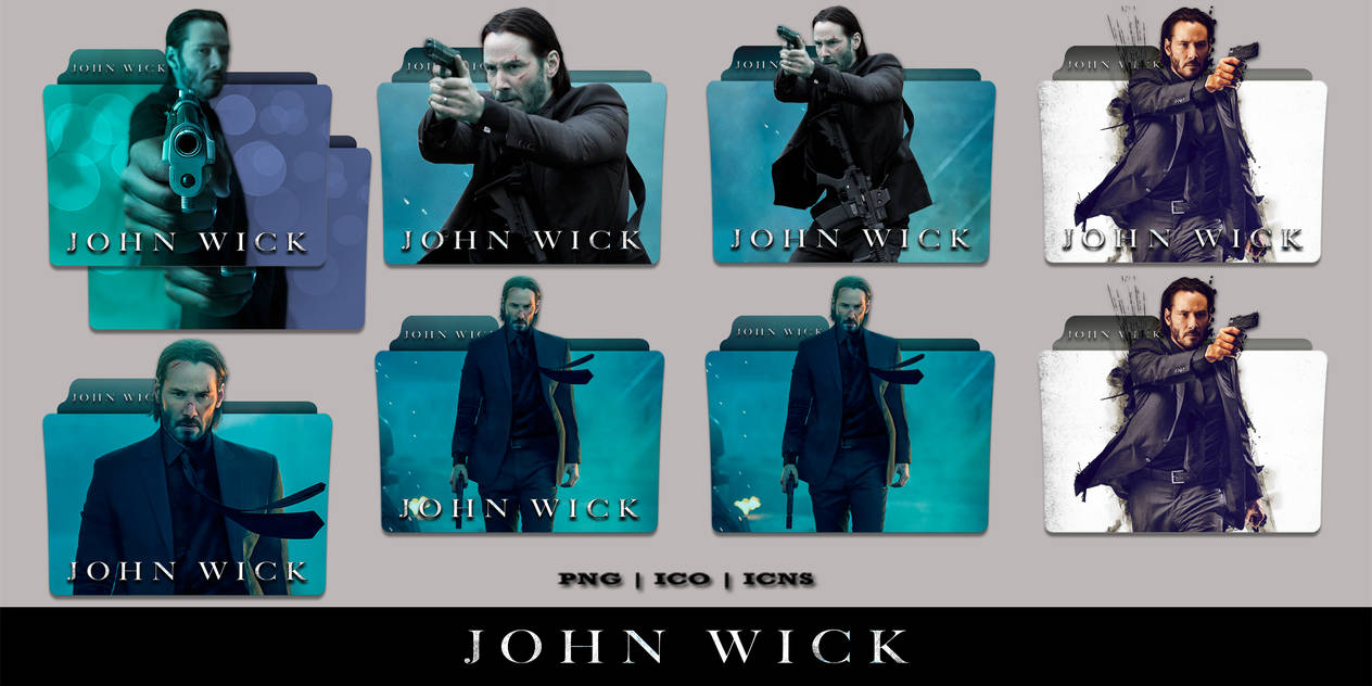 John Wick (2014) Folder Icon Pack by Bl4CKSL4YER on DeviantArt