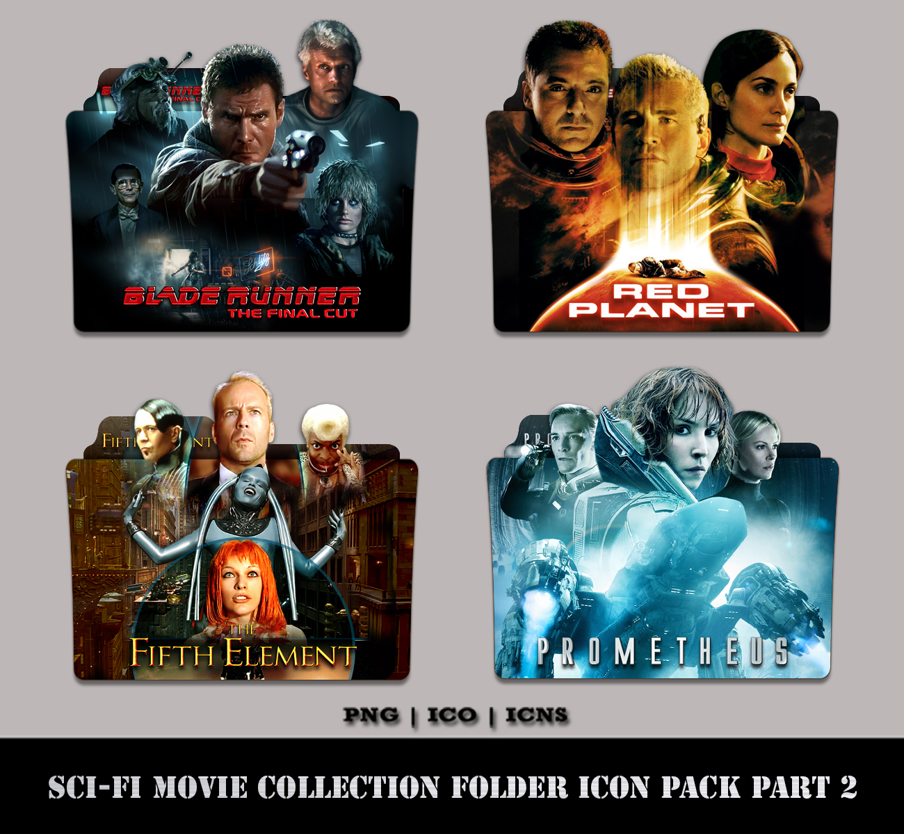 Sci-Fi Movie Collection Folder Icon Pack Part 2 by Bl4CKSL4YER on ...
