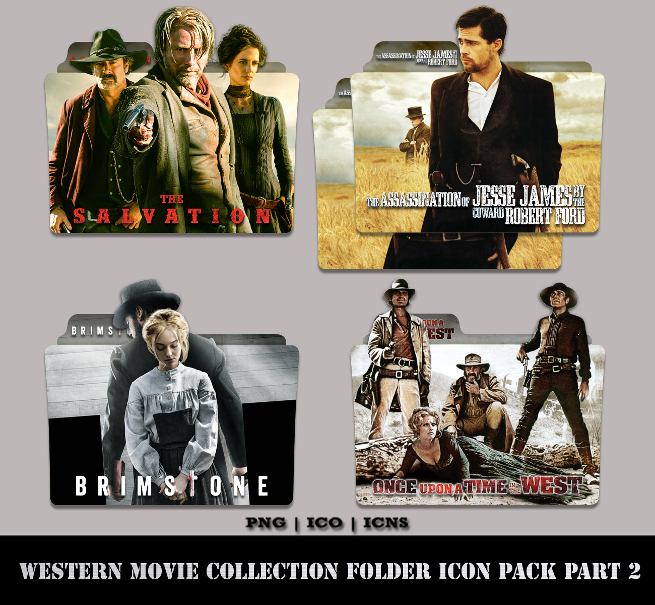 Western Movie Collection Folder Icon Pack Part 2 by Bl4CKSL4YER on ...