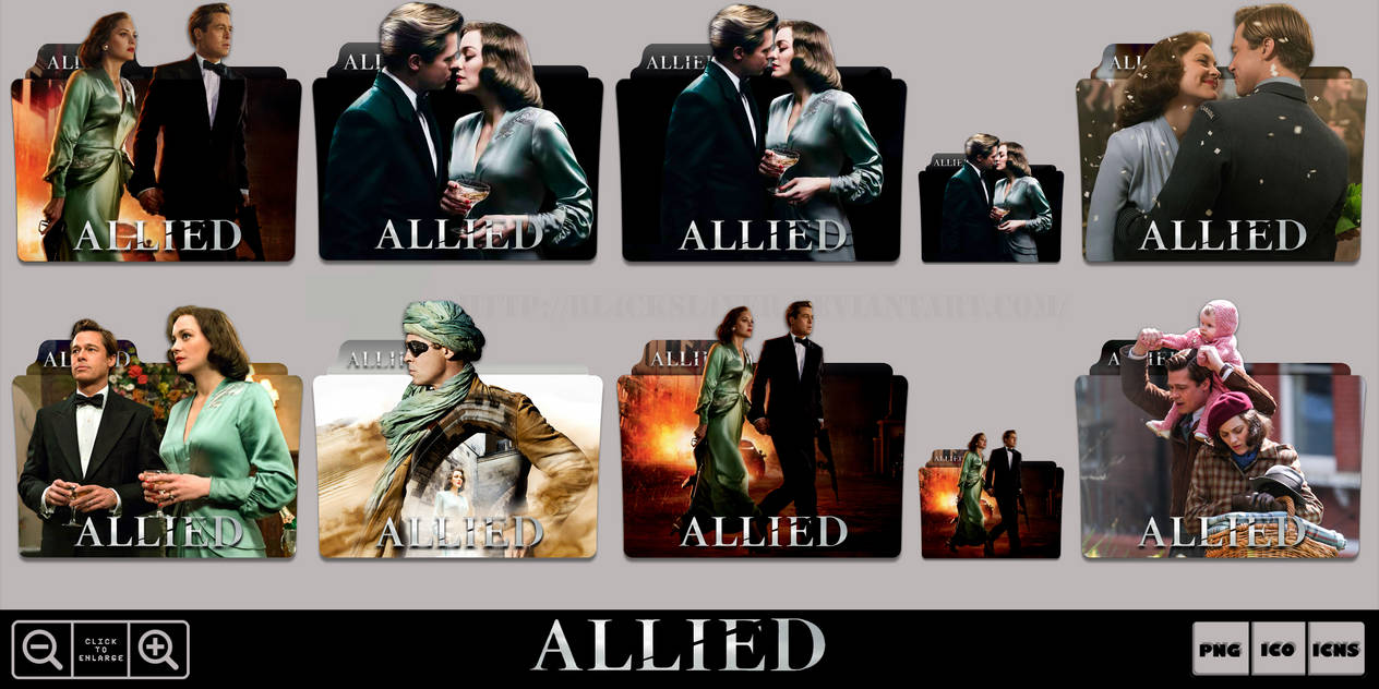 Allied (2016) Folder Icon Pack by Bl4CKSL4YER on DeviantArt