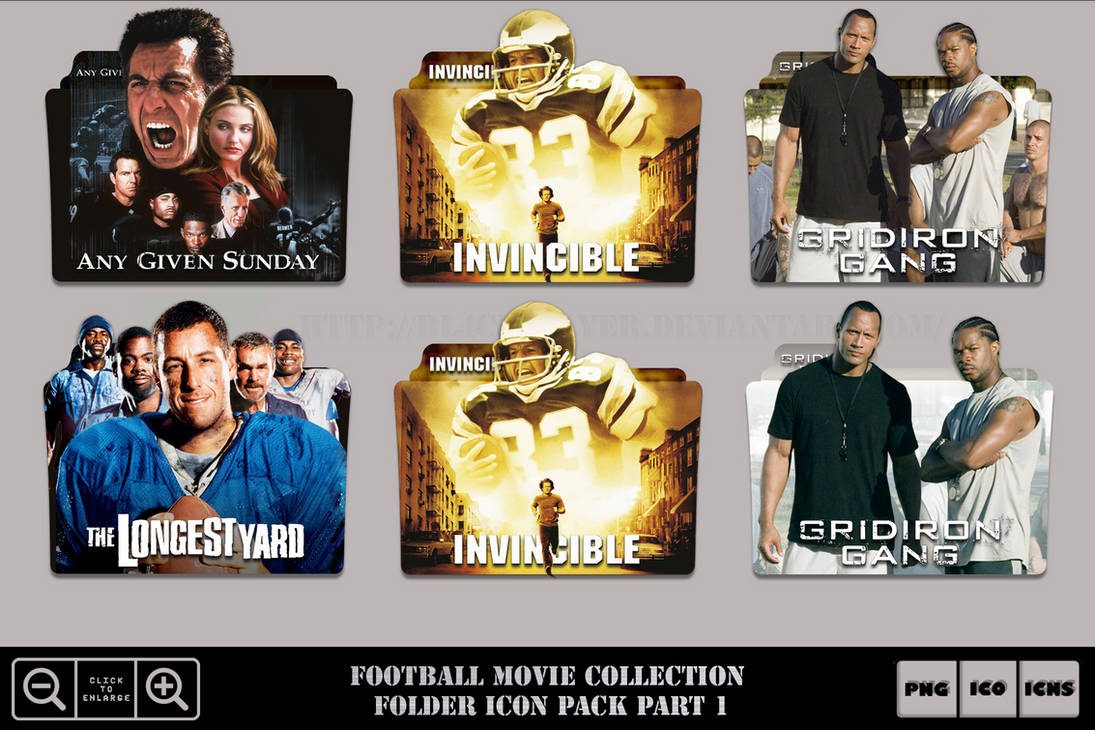 Football Movie Collection Folder Icon Pack Part 1 by Bl4CKSL4YER on ...