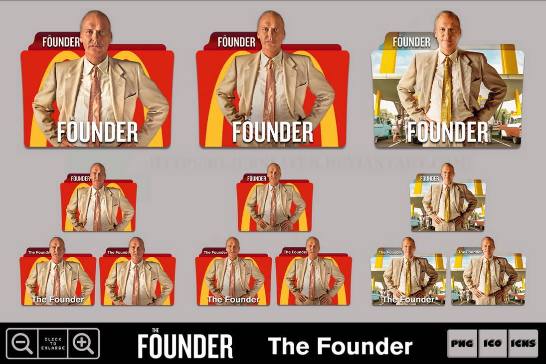 The Founder (2017) Folder Icon Pack by Bl4CKSL4YER on DeviantArt
