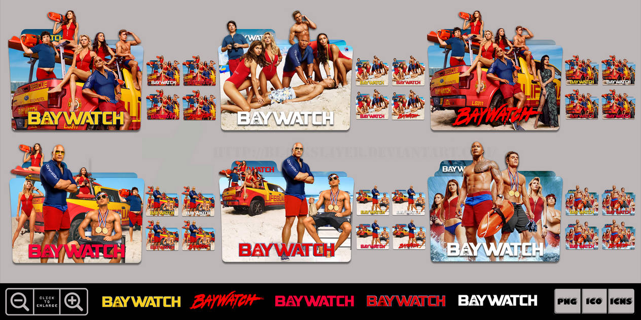 Baywatch (2017) Folder Icon Pack by Bl4CKSL4YER on DeviantArt