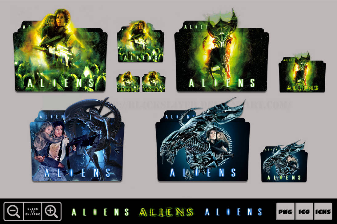 Aliens (1986) Folder Icon Pack by Bl4CKSL4YER on DeviantArt