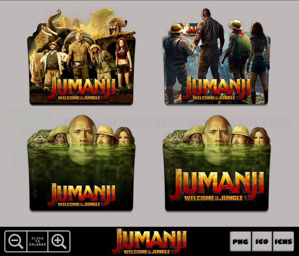 Jumanji Welcome To The Jungle (2017) Icon Pack by Bl4CKSL4YER on DeviantArt