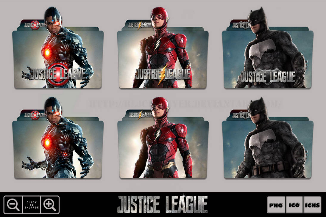 Justice League (2017) Charas Folder Icon Pack #1 by Bl4CKSL4YER on ...
