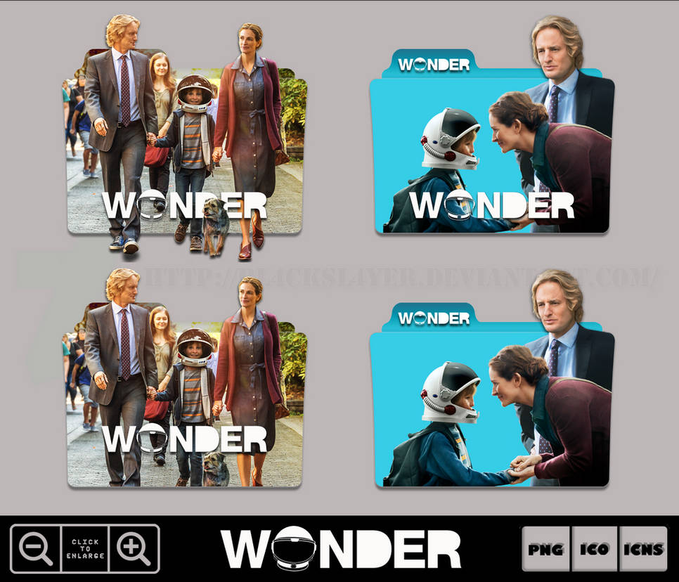Wonder (2017) Folder Icon Pack by Bl4CKSL4YER on DeviantArt