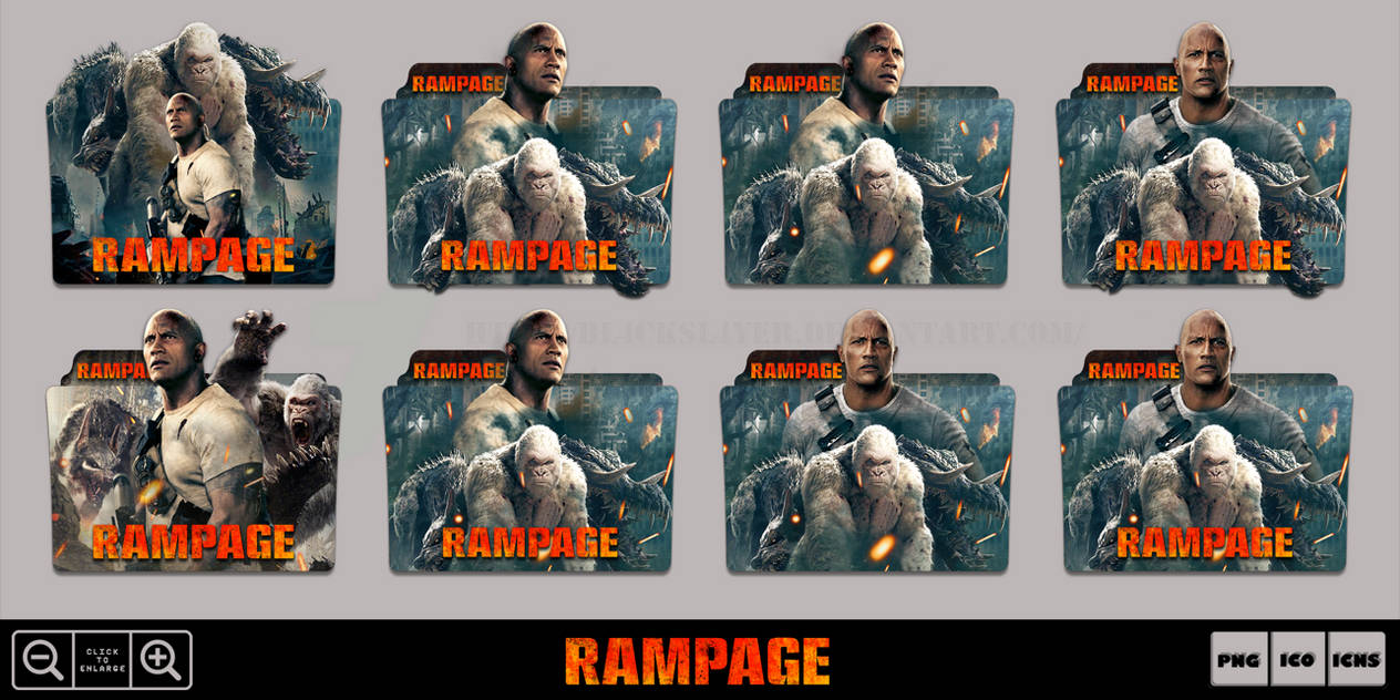 Rampage (2018) Folder Icon Pack by Bl4CKSL4YER on DeviantArt