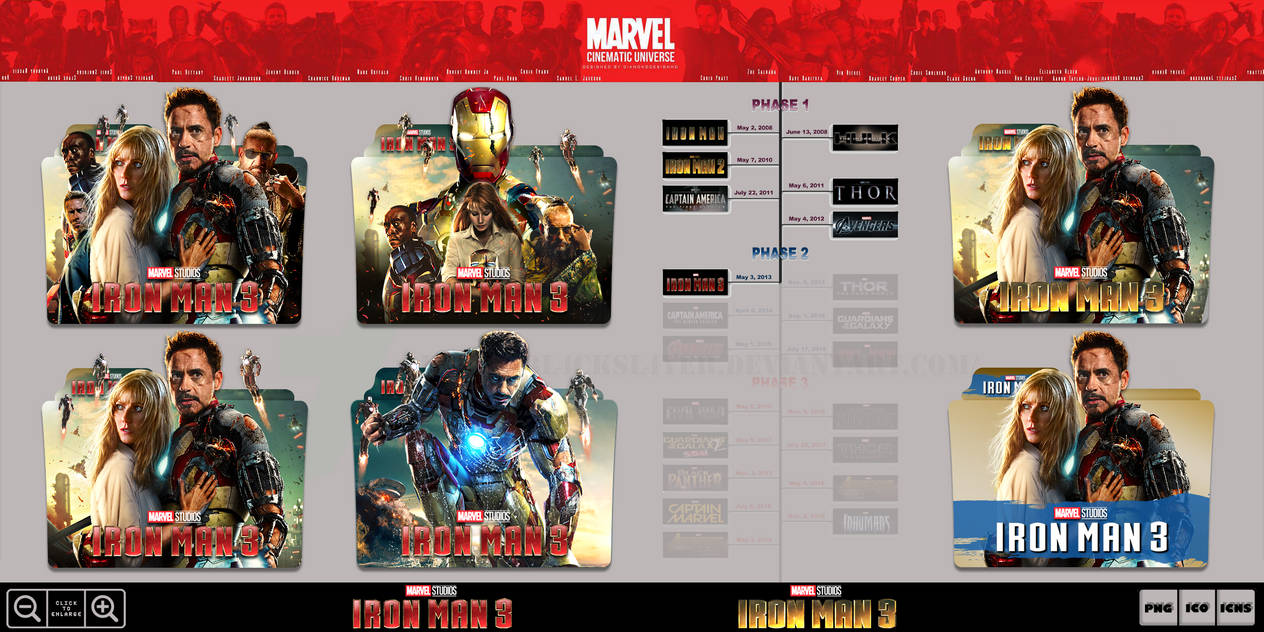 Iron Man 3 (2013) Folder Icon Pack by Bl4CKSL4YER on DeviantArt