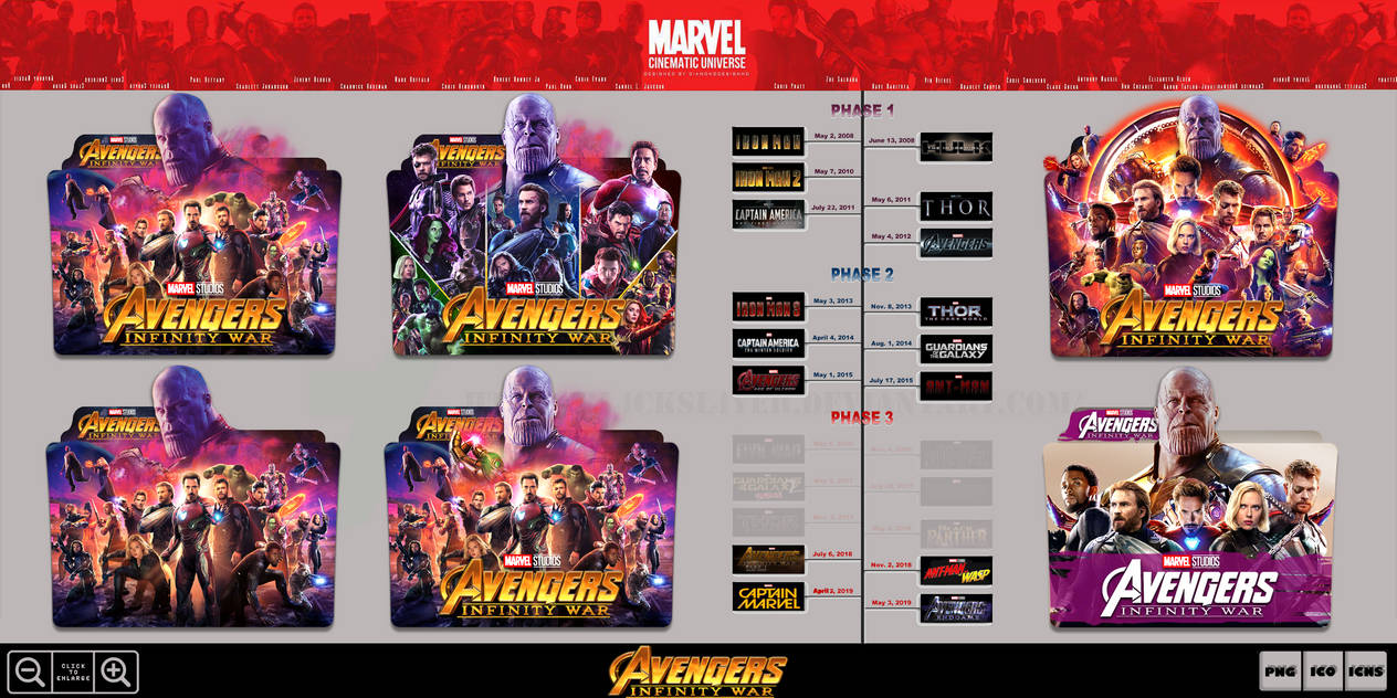 Avengers Infinity War (2018) Folder Icon Pack 2 by Bl4CKSL4YER on DeviantArt