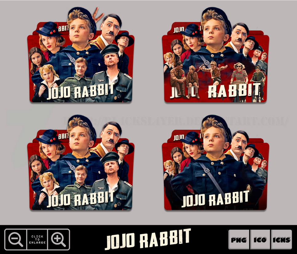 JoJo Rabbit (2019) Movie Folder Icon Pack by Bl4CKSL4YER on DeviantArt