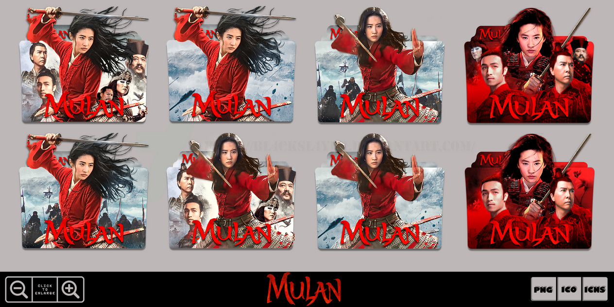 Mulan (2020) Movie Folder Icon Pack by Bl4CKSL4YER on DeviantArt