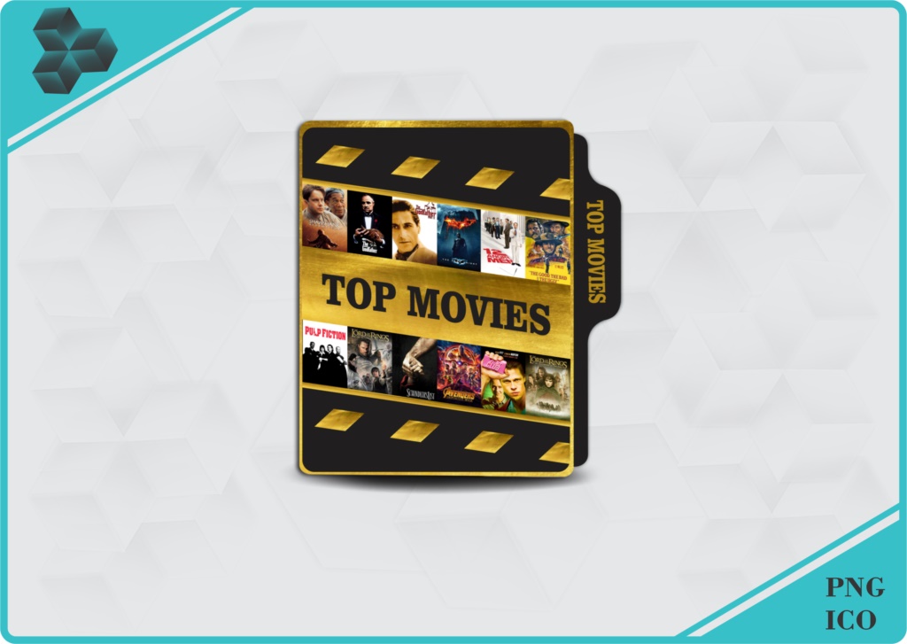 Top 250 Movies folder icon by MosayebSH on DeviantArt
