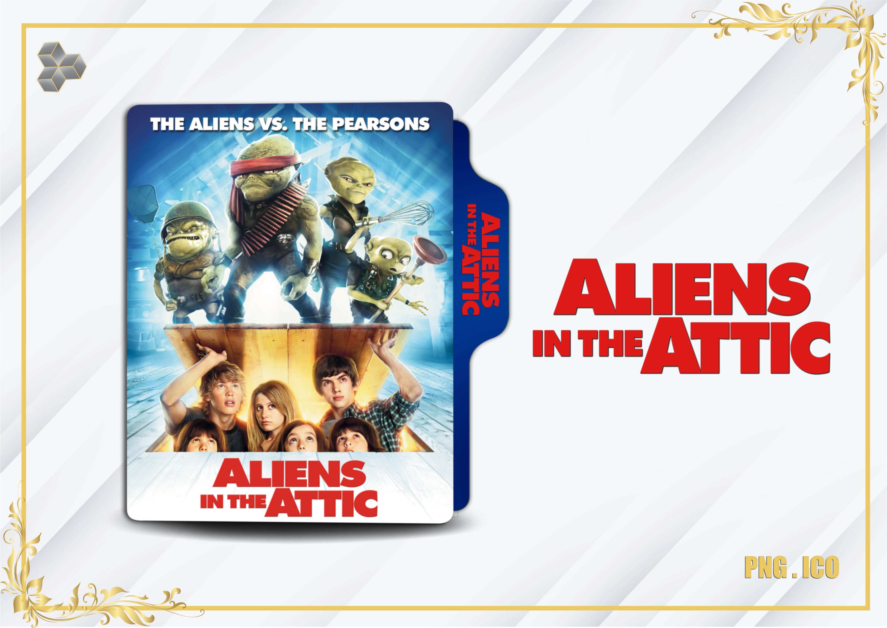 Aliens in the Attic (2009) Folder Icon by MosayebSH on DeviantArt