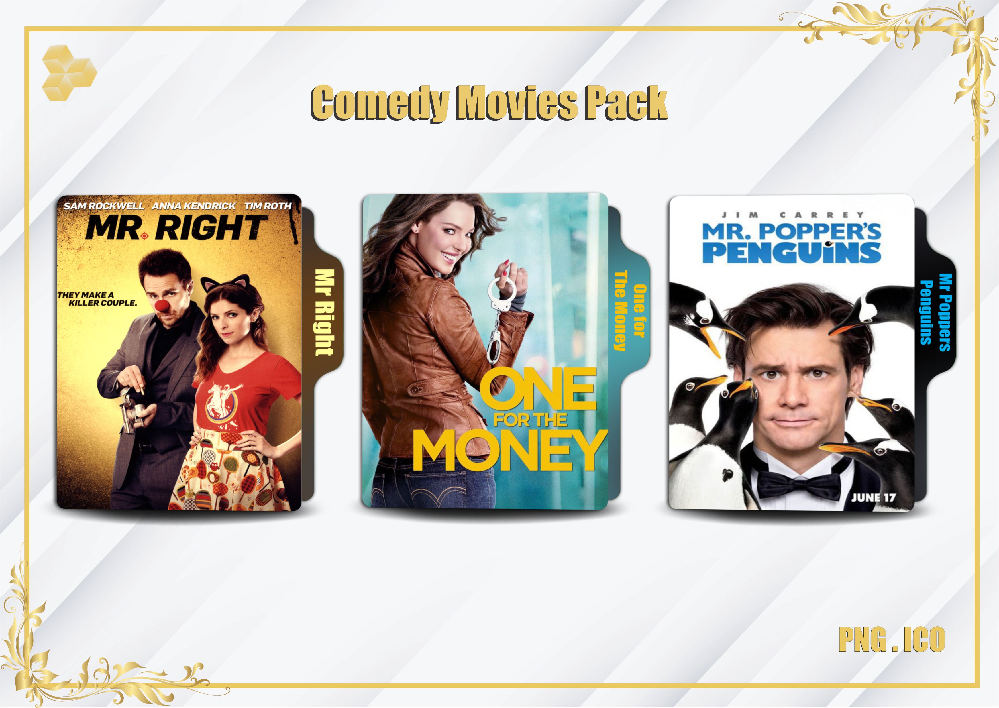 Comedy Movies Folder Icon v1 by MosayebSH on DeviantArt