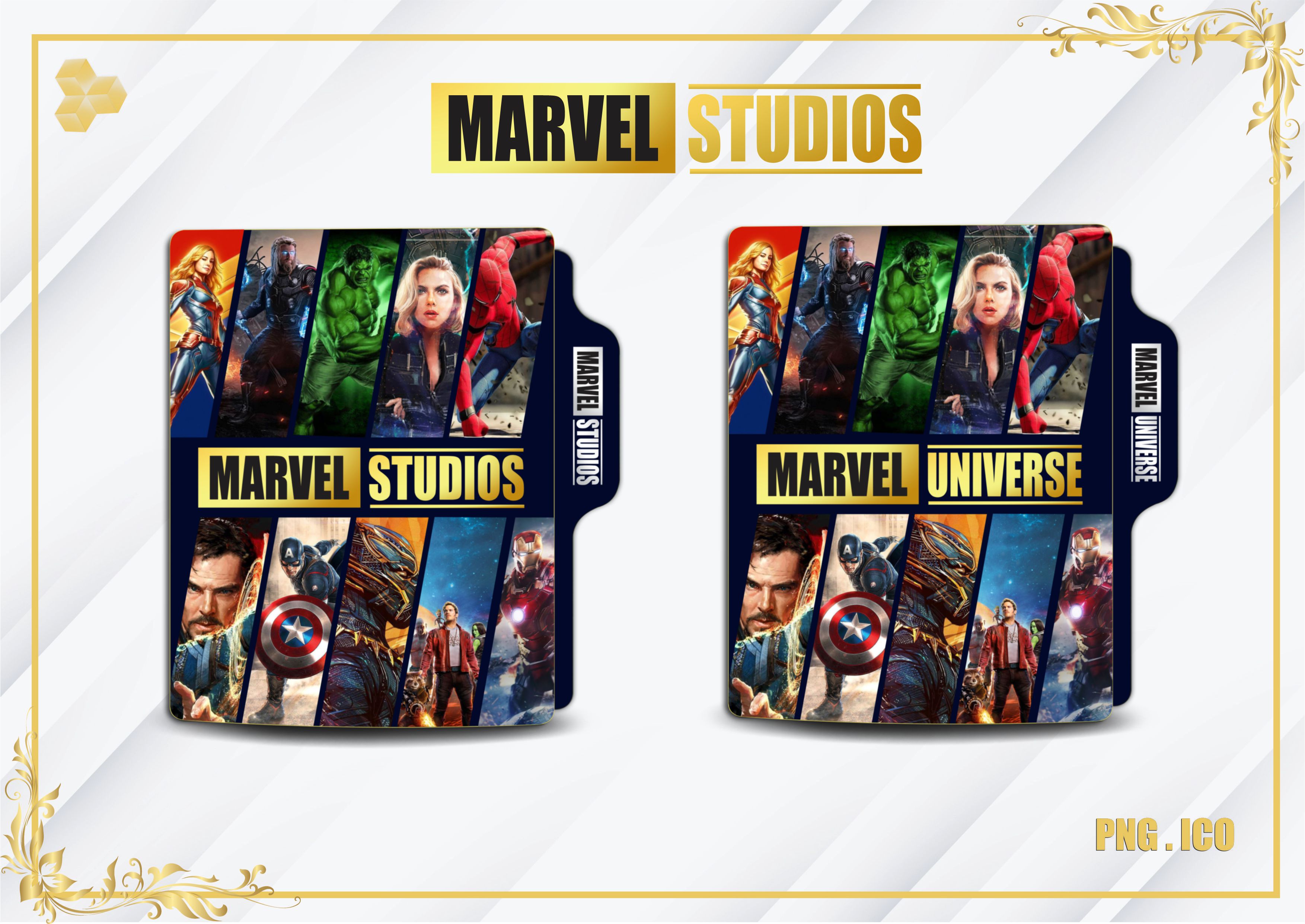 Marvel Universe Folder Icon by MosayebSH on DeviantArt