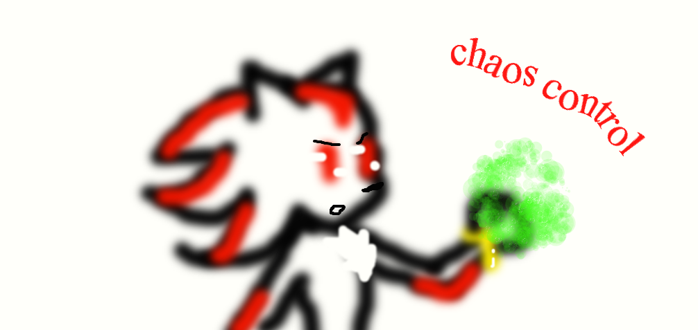 adorable shadow using chaos control!!! by XshadamyX3422 on DeviantArt
