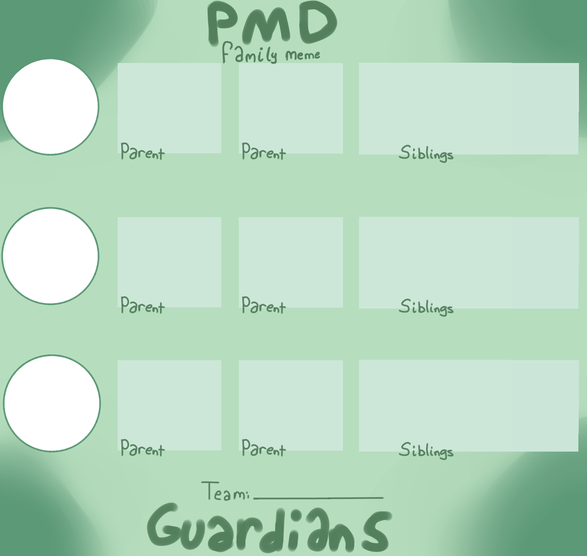 PMD-Guardians Family Meme Blank by Galaxy-Lilies on DeviantArt