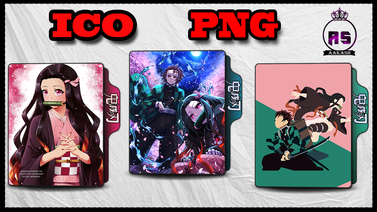 Demon_Slayer_Folder_Icon by As-aakash by ASaakash on DeviantArt