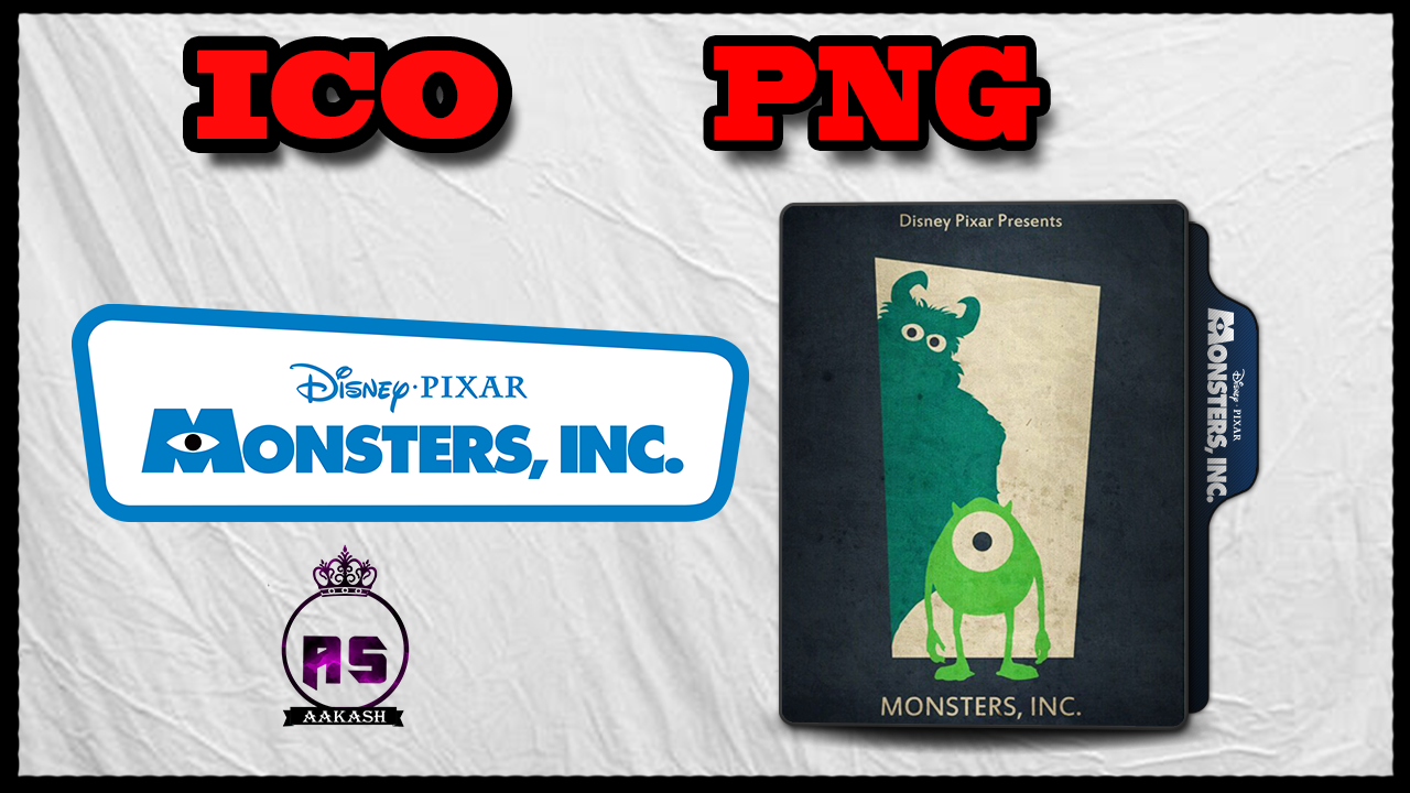 Monsters, INC. Folder Icon by ASaakash on DeviantArt