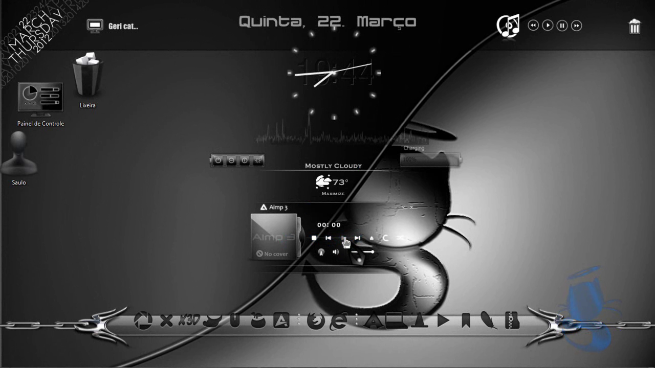 Skins rainmeter e Aimp by GeriCat on DeviantArt
