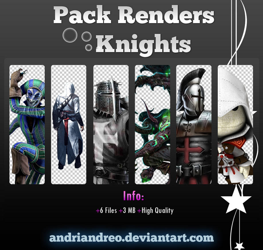 Knights render pack by Andriandreo on DeviantArt
