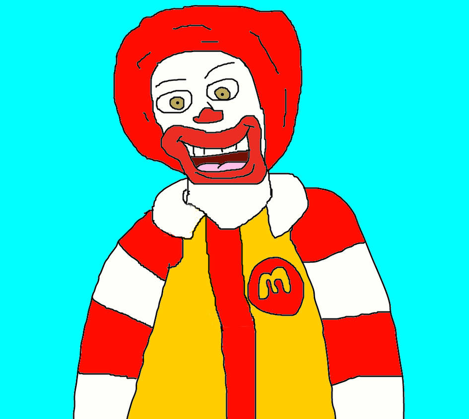Ronald McDonald smiles by CH1996ART on DeviantArt