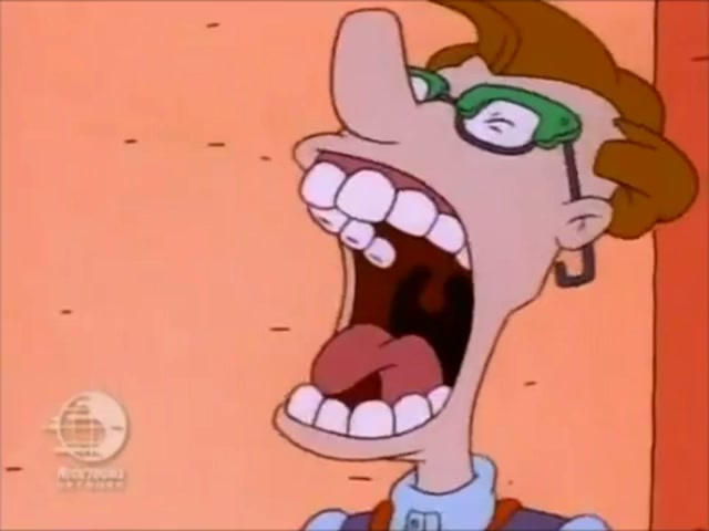 Drew Pickles screaming at Barney by CH1996ART on DeviantArt
