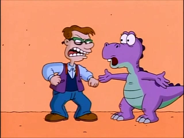 Drew Pickles screaming at Barney by CH1996ART on DeviantArt