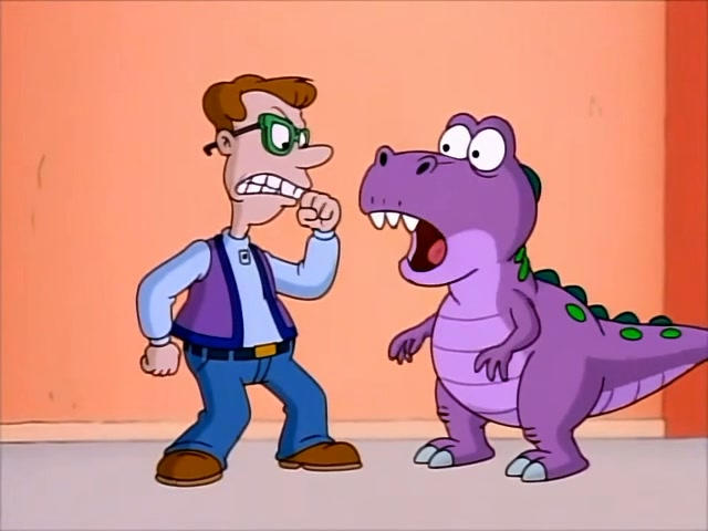 Drew Pickles screaming at Barney by CH1996ART on DeviantArt