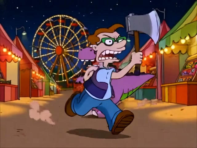 Drew Pickles screaming at Barney by CH1996ART on DeviantArt