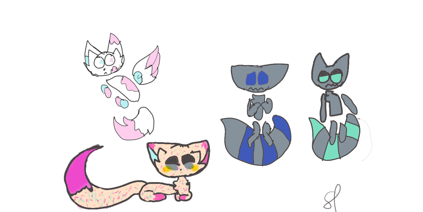 All My Ocs 1 by shadefox06 on DeviantArt