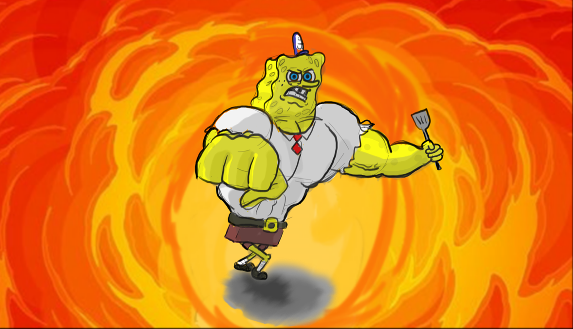spongebob explosion by crazychrismcc on DeviantArt